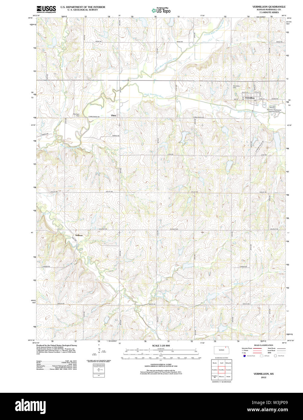 Vermillion map hi-res stock photography and images - Alamy