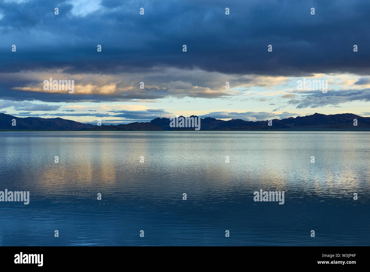 Tolbo Nuur Lake in Mongolia, landscapes of Western Mongolia, Asia ...
