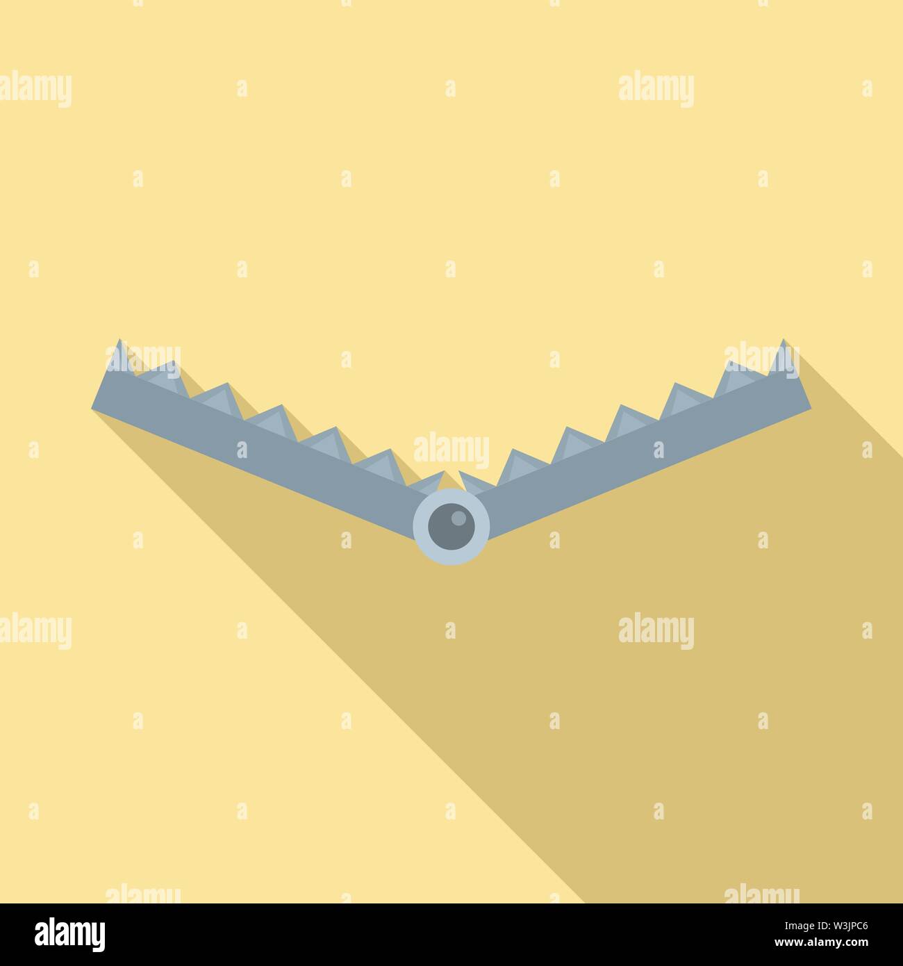 Hunt Trap Icon Flat Illustration Of Hunt Trap Vector Icon For Web Design Stock Vector Image