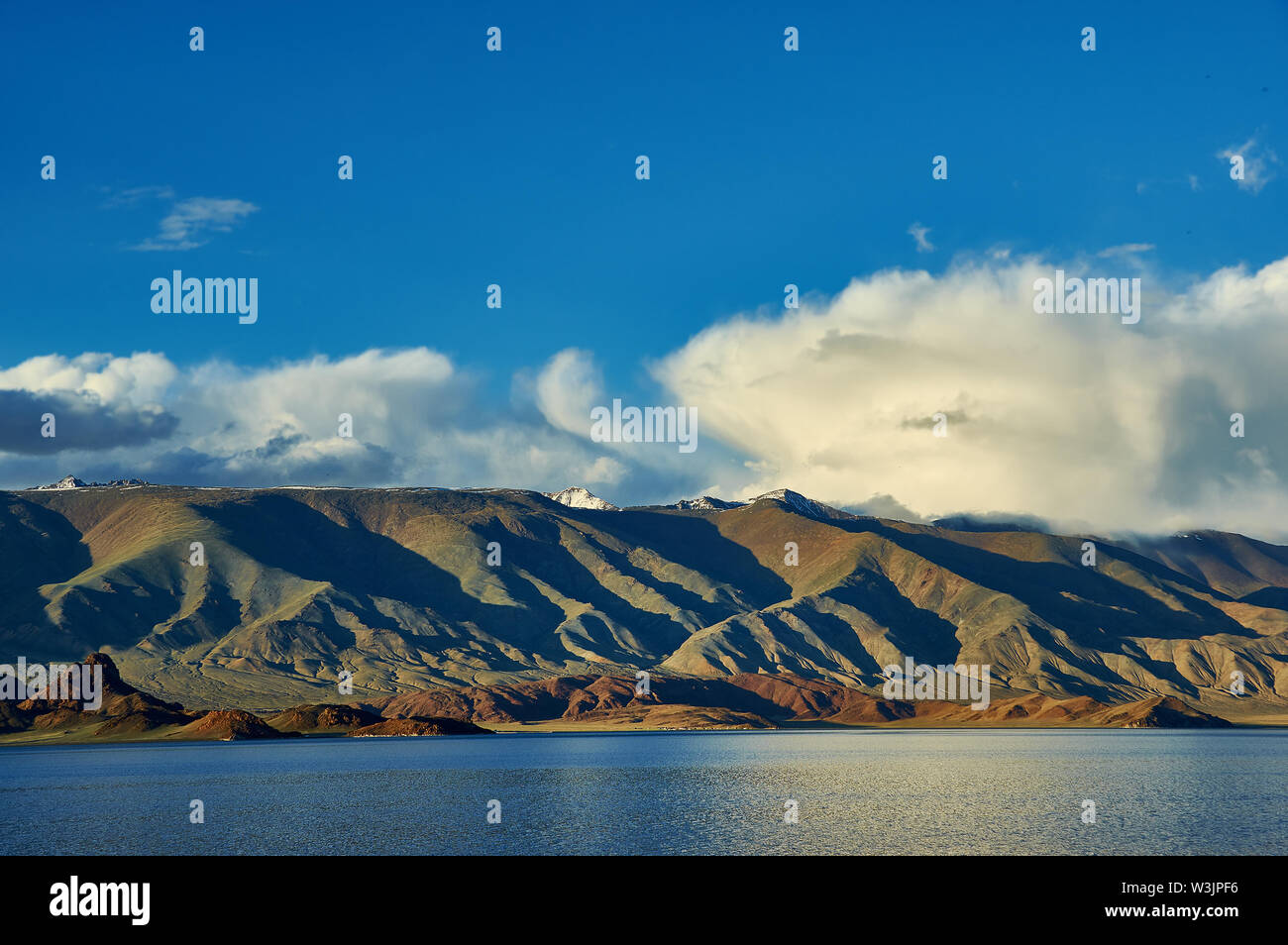 Mongolia. mountain lake Tolbo Tuur, Bright sunny day Stock Photo - Alamy
