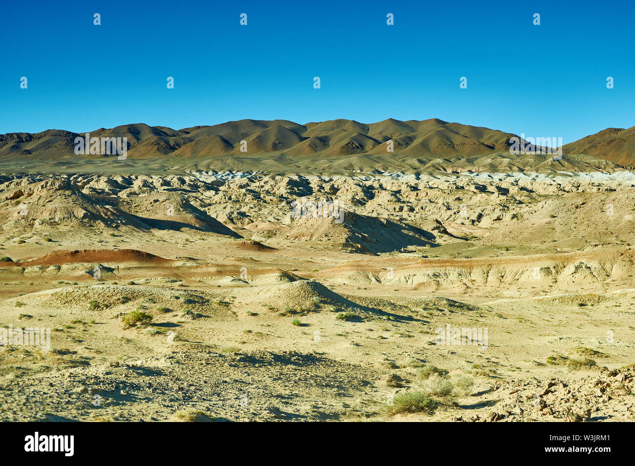 Plateau near the lake Khyargas Nuur, mongolian Ustyurt Plateau Stock ...