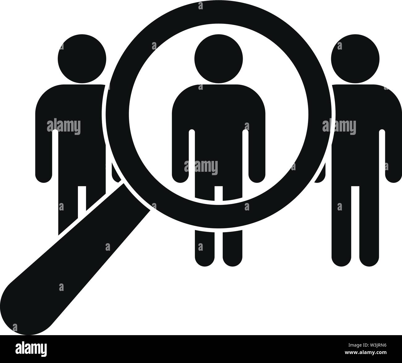 Group recruitment icon. Simple illustration of group recruitment vector ...