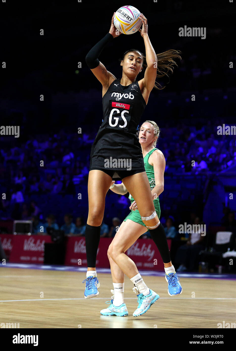 New Zealand's Maria Folau in action against Northern Ireland during the ...