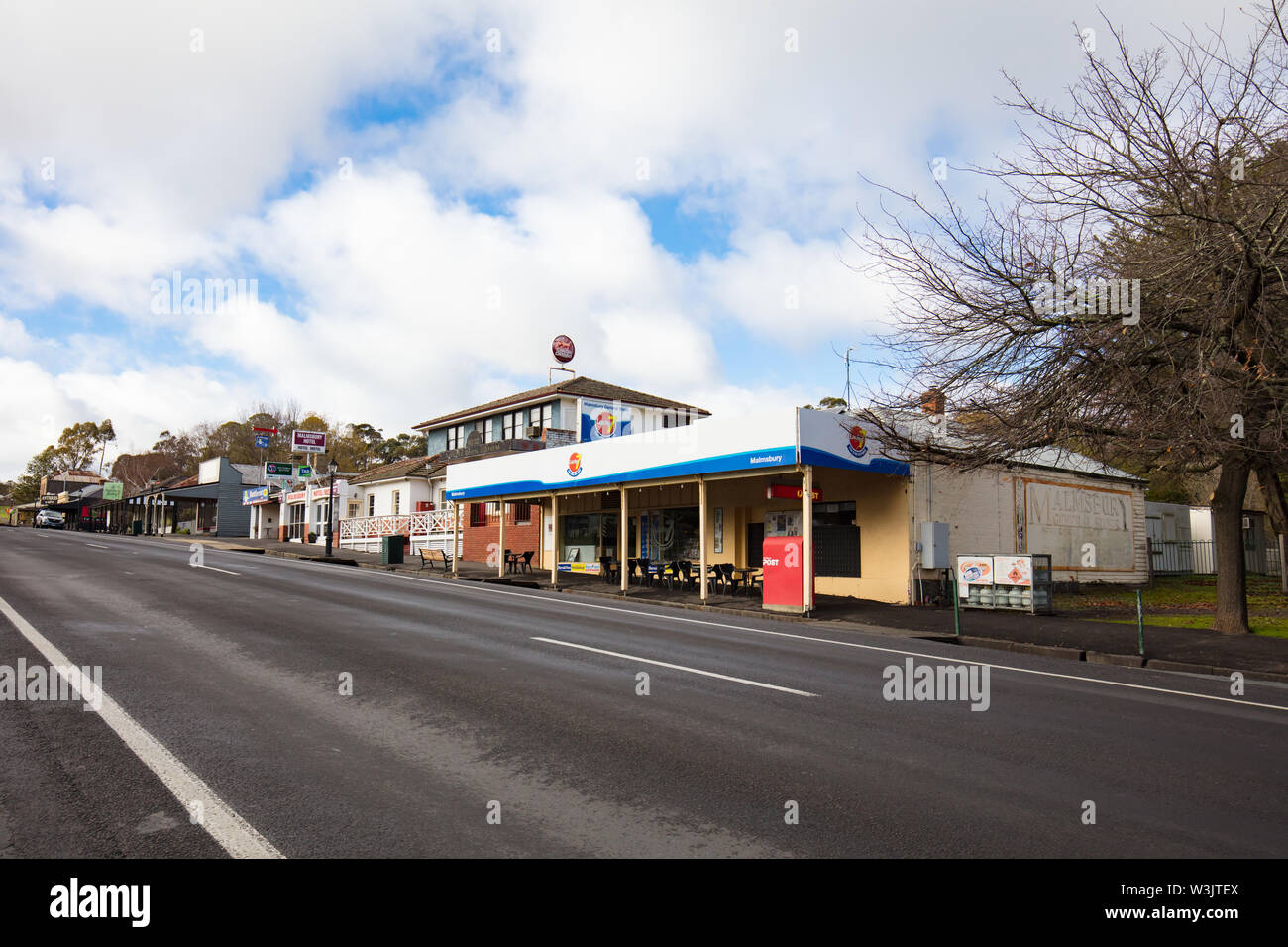 Malmsbury Main Street Victoria Australia Stock Photo - Alamy
