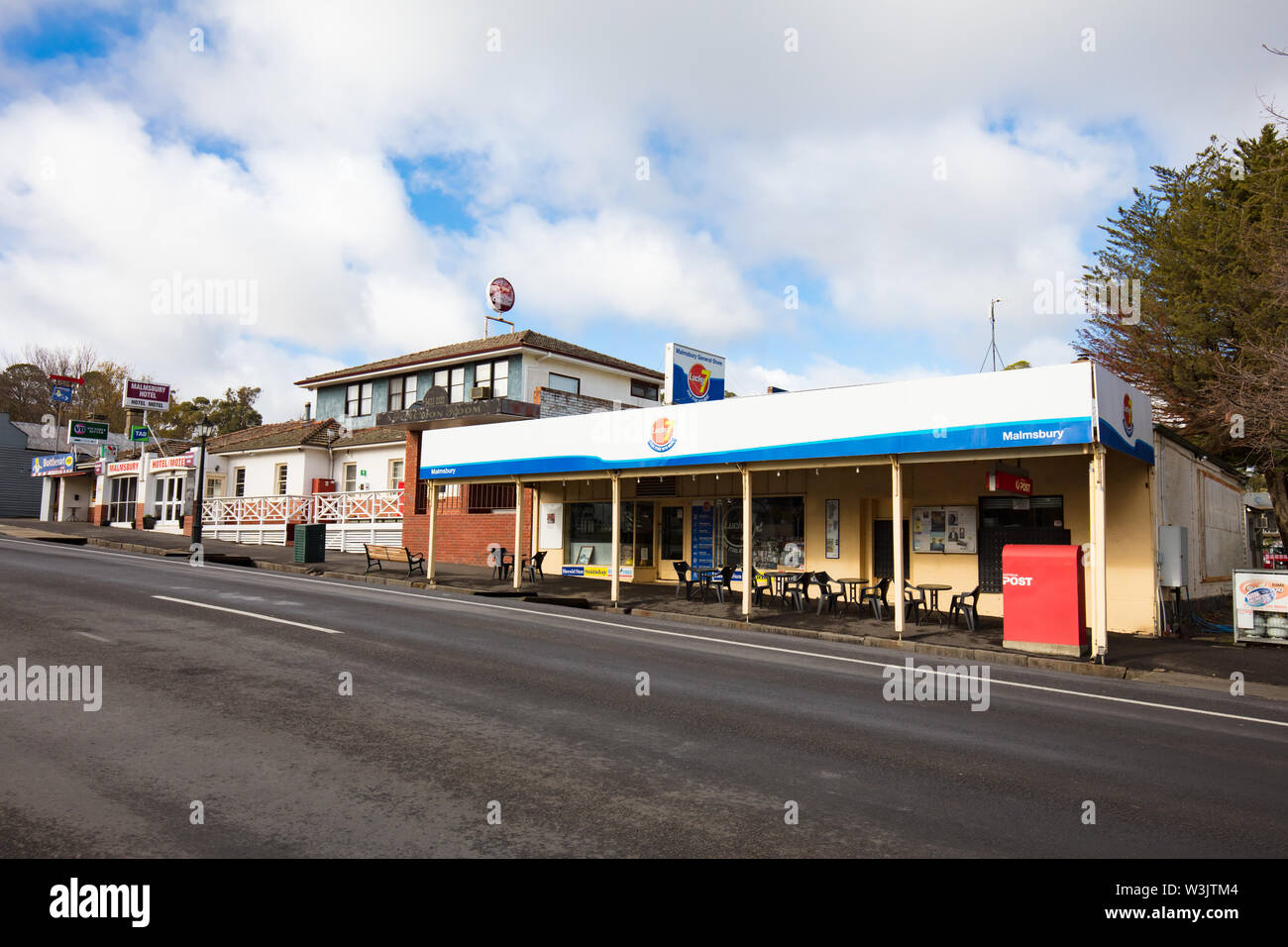 Malmsbury Main Street Victoria Australia Stock Photo - Alamy