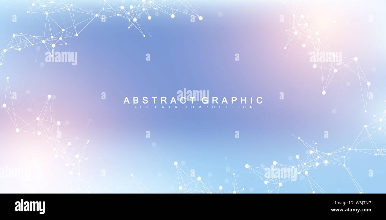 Expansion of life. Colorful explosion background with connected line ...