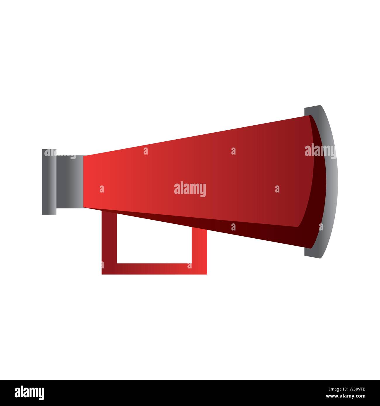 megaphone speaker attention loudspeaker cartoon Stock Vector Image ...