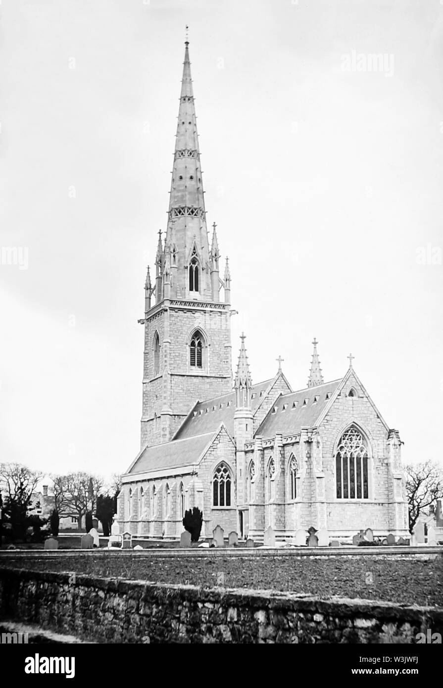 The marble church bodelwyddan Black and White Stock Photos & Images - Alamy