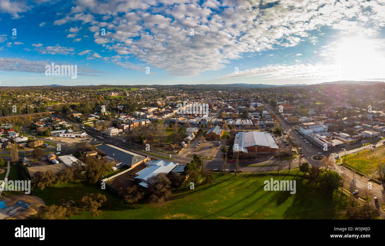Street architecture castlemaine victoria australia hi-res stock ...