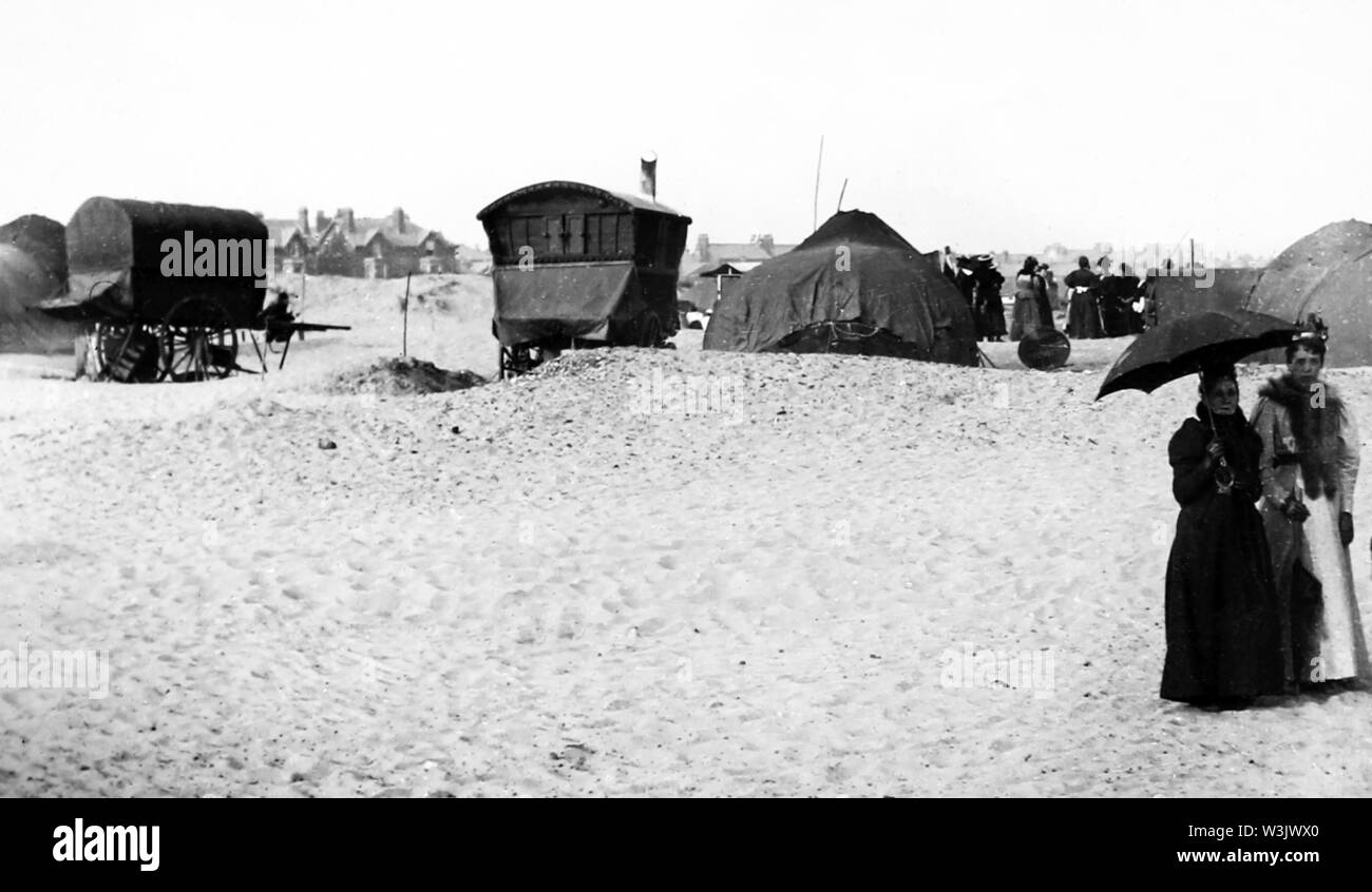 Gypsy camp Black and White Stock Photos & Images - Alamy