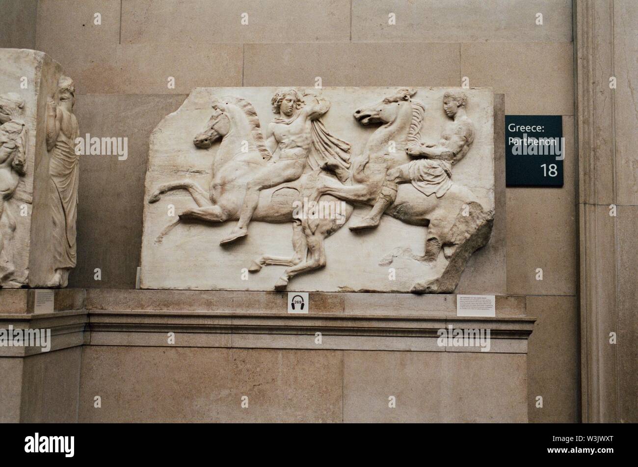 Parthenon marbles frieze hi-res stock photography and images - Alamy