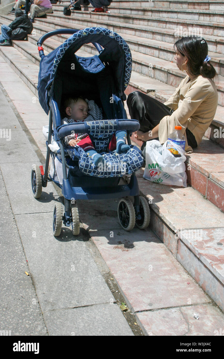 Woman stroller stairs hi-res stock photography and images - Alamy