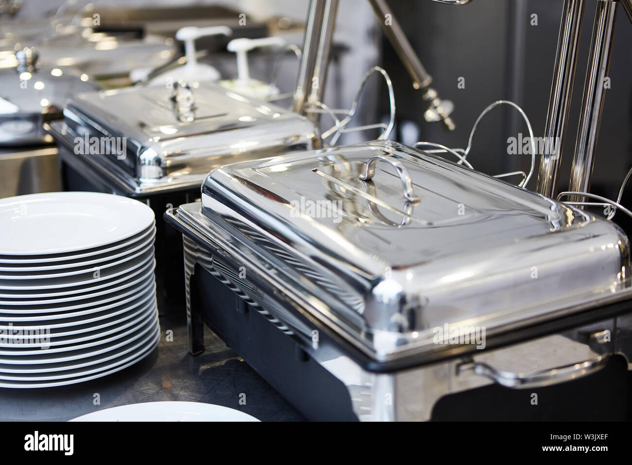 Catering food wedding ready to guests. Shallow dof Stock Photo - Alamy