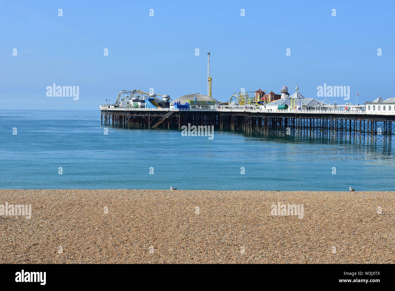 Brighton pier in july hi-res stock photography and images - Alamy