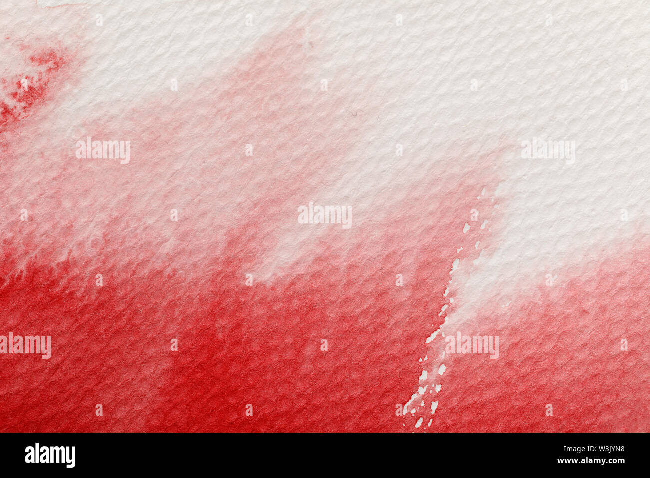 close up view of red paint spill on white textured background Stock ...