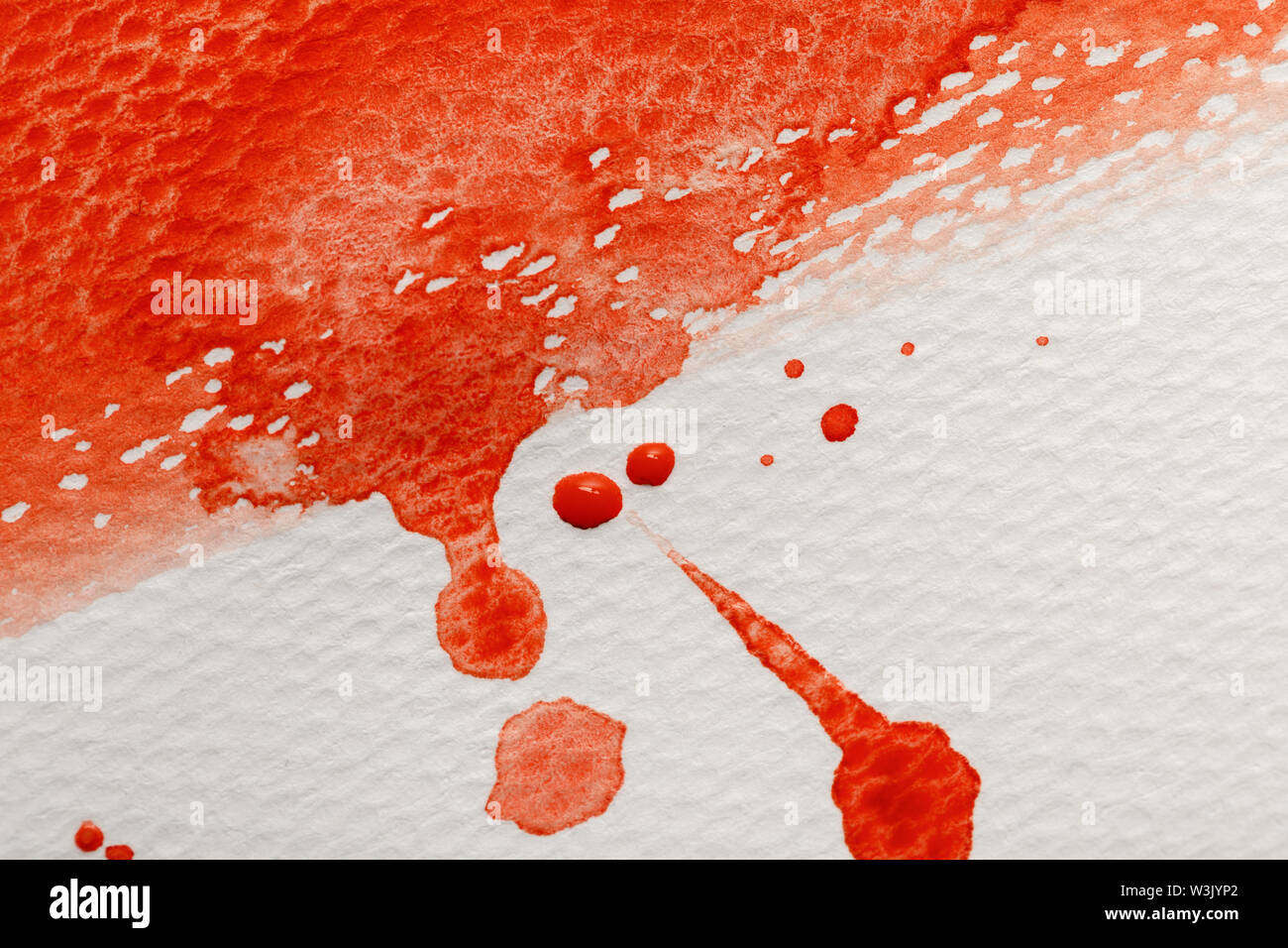 Red watercolour brushstroke hi-res stock photography and images - Alamy
