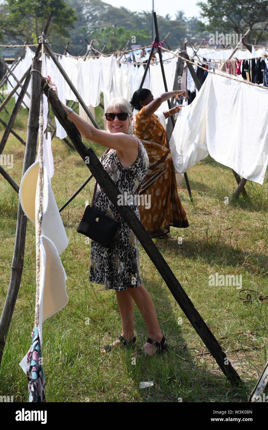 Hanging Out Washing High Resolution Stock Photography and Images - Alamy