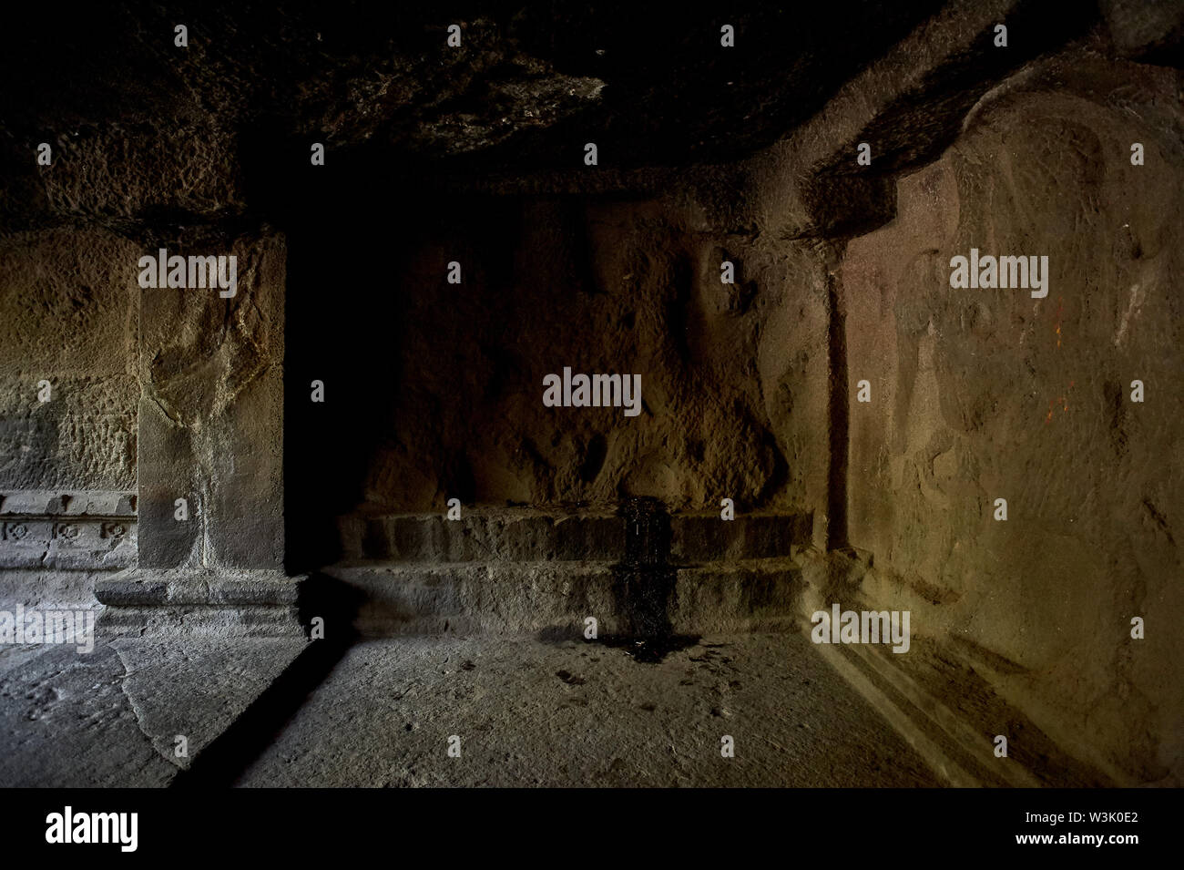 PUNE November 04-2017 ruin carving in veranda or verandah at the ...