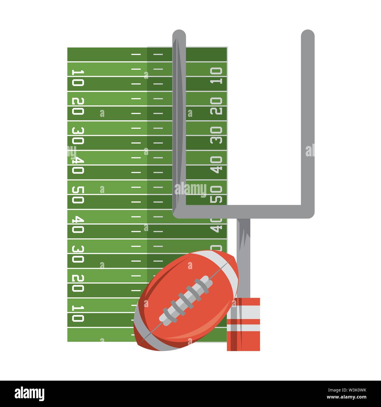 Football yard lines Stock Vector Images - Alamy