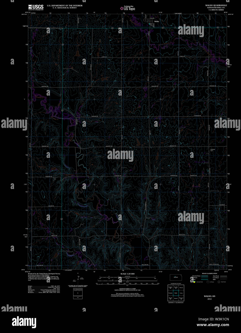 Waldo map hi-res stock photography and images - Alamy