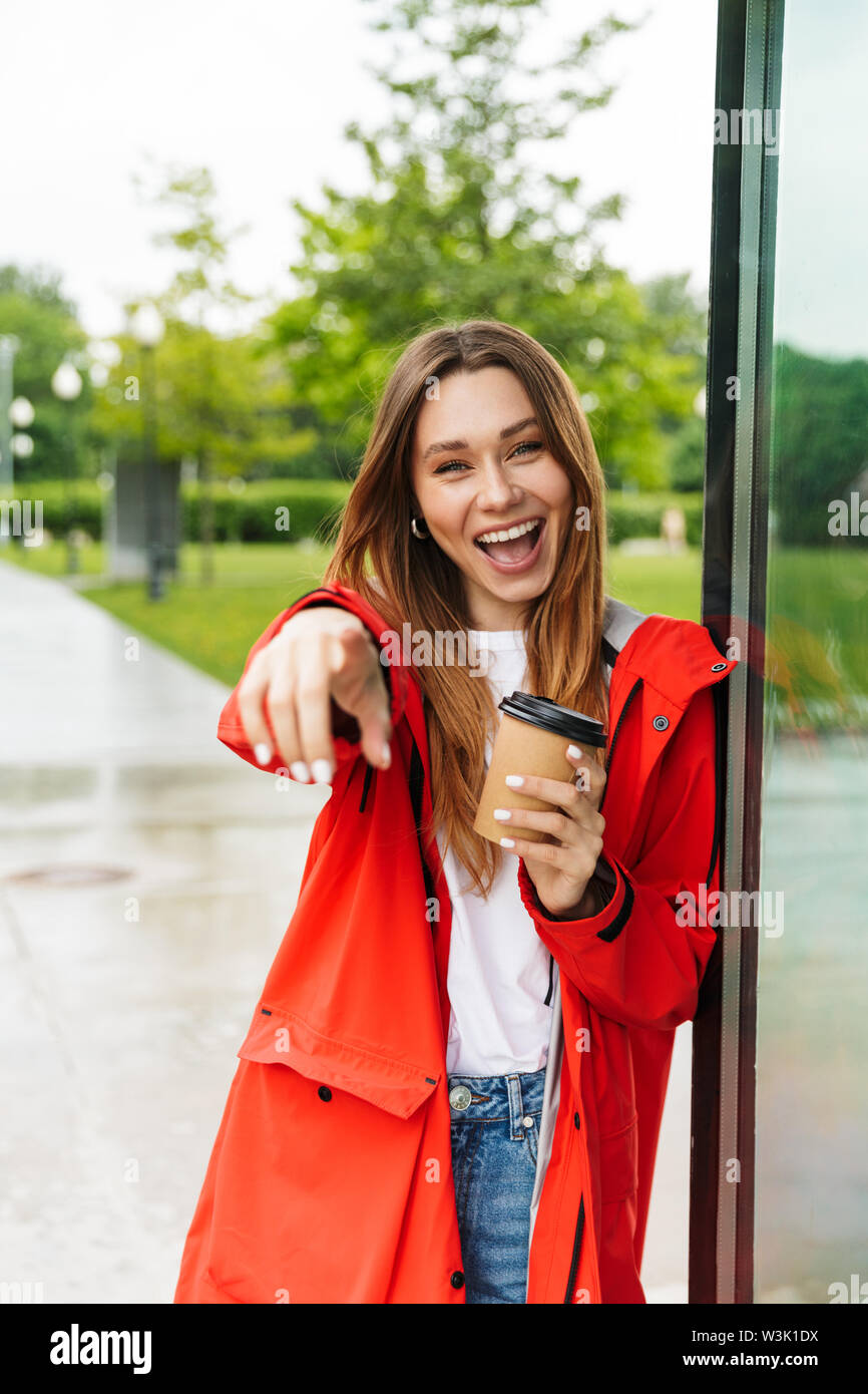Cheerful wet teen girl hi-res stock photography and images - Alamy