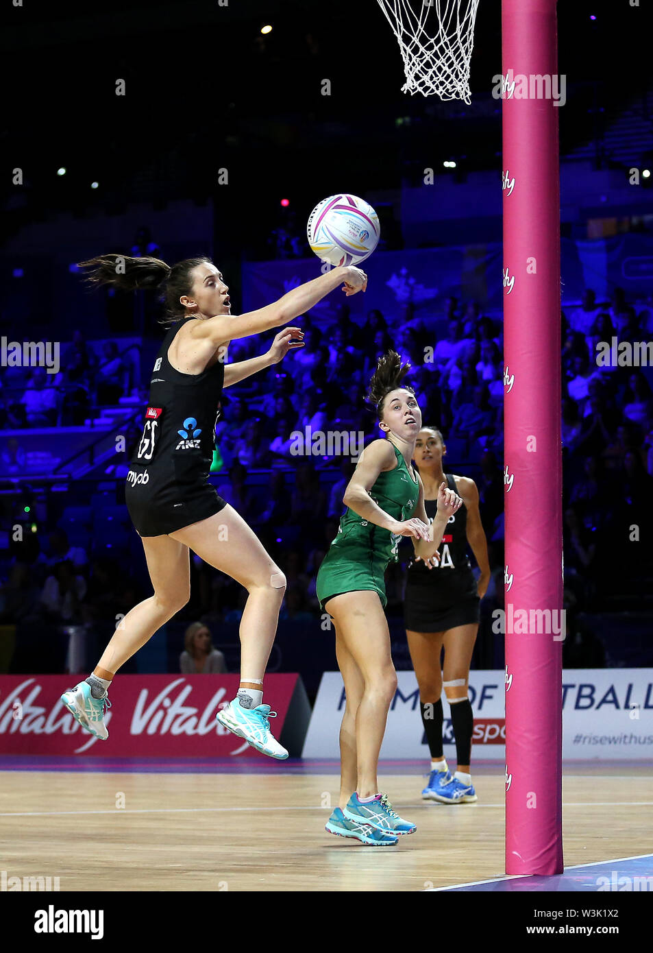 New Zealand's Bailey Mes in action against Northern Ireland during the ...