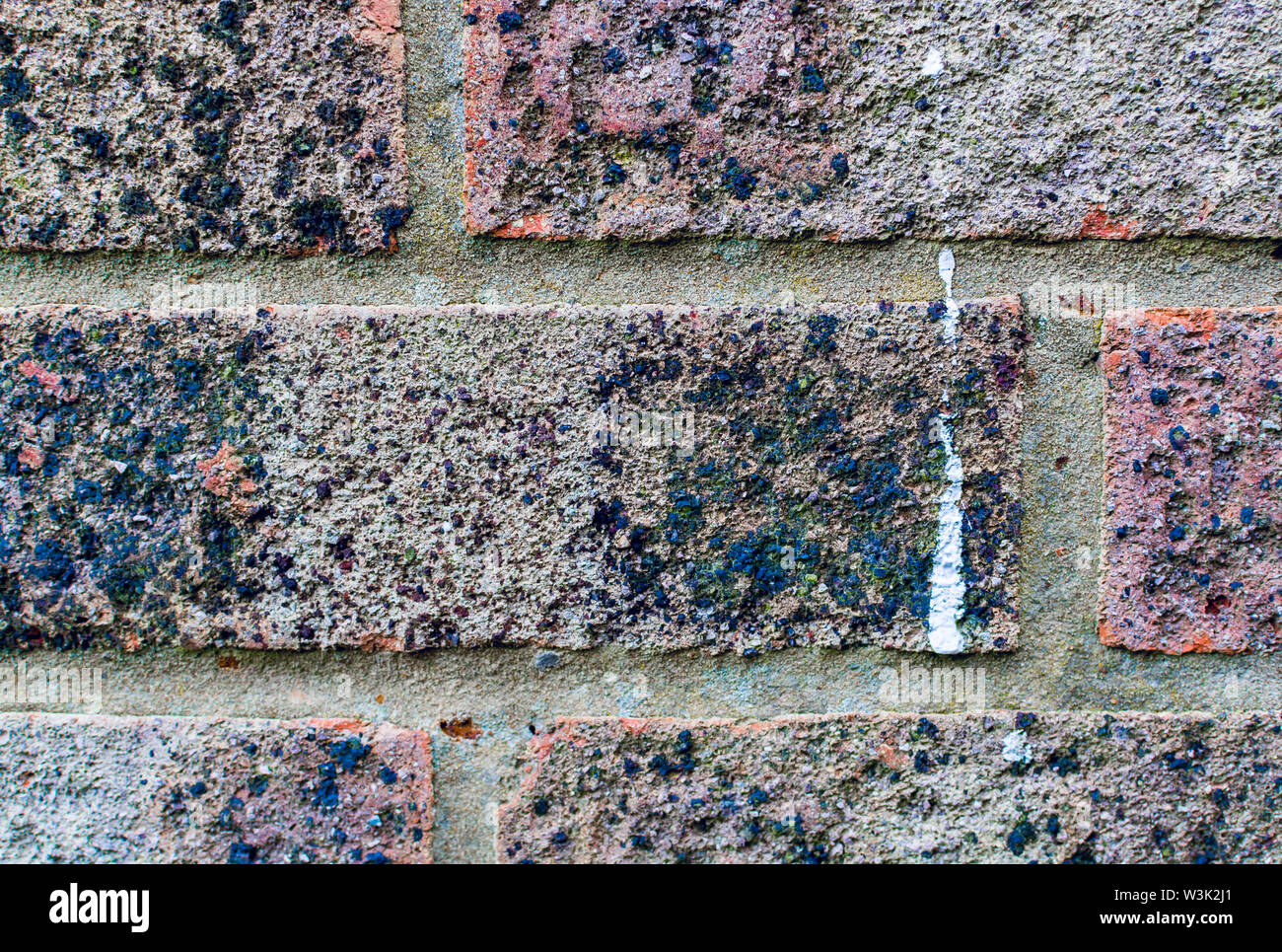 Closeup section of a brick wall Stock Photo - Alamy