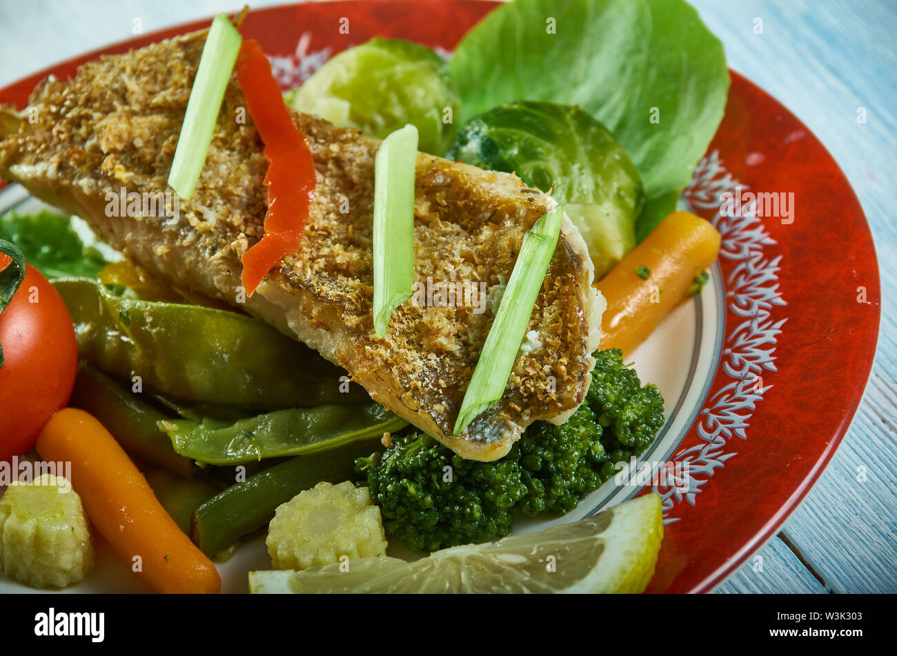 Baked massaman snapper, delicious baked curried fish Stock Photo - Alamy