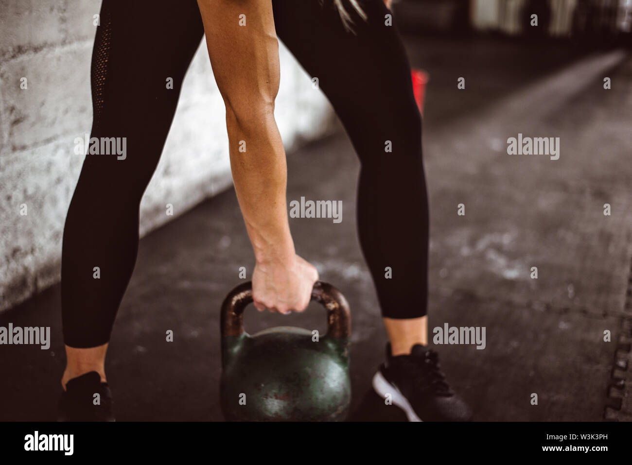 Woman make functional training in the gym Stock Photo - Alamy