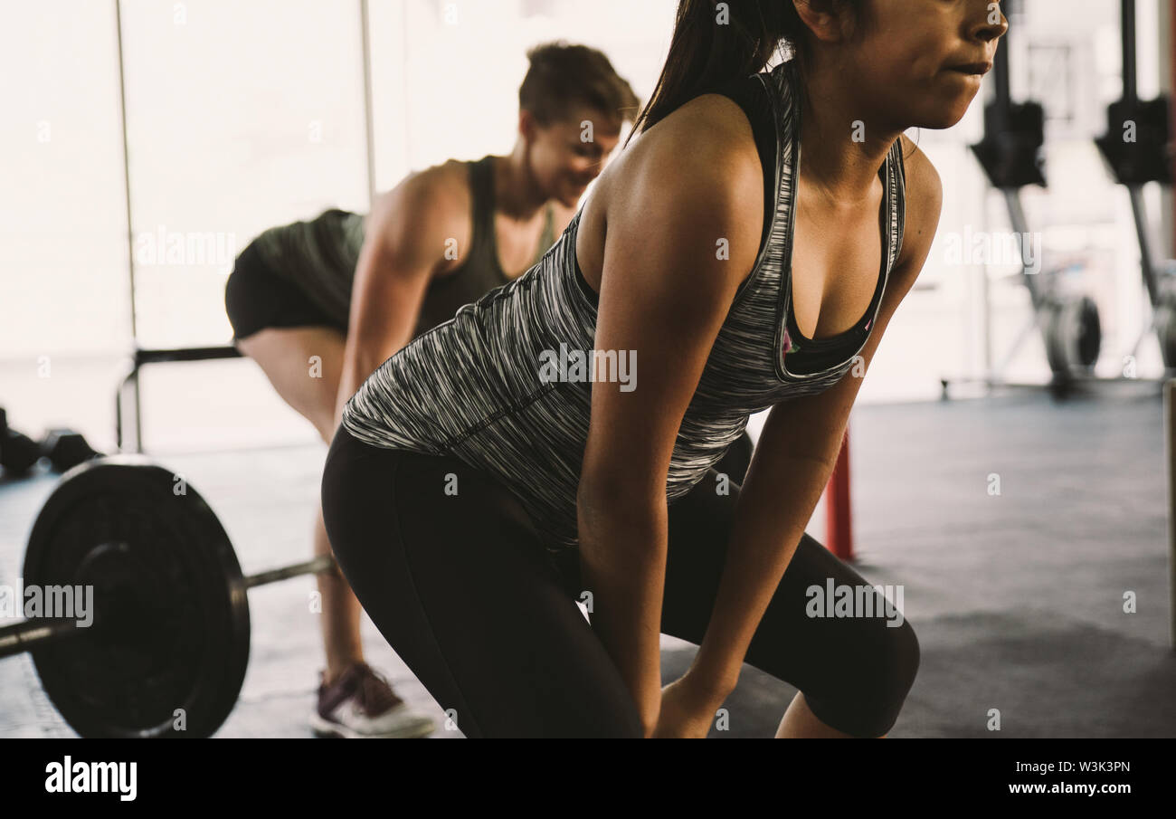 Active people make functional training in the gym Stock Photo - Alamy
