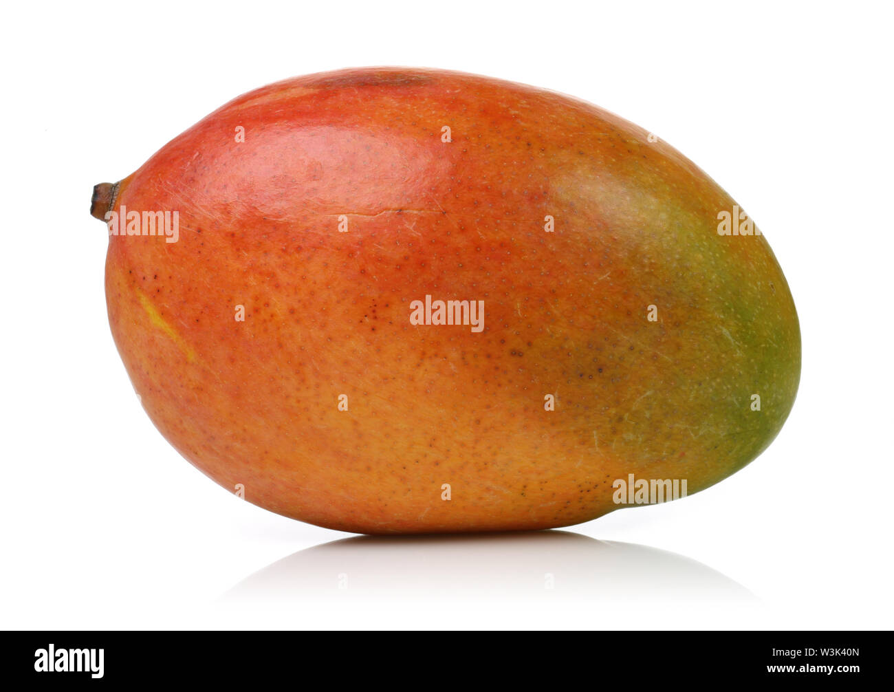 Single Mango fruit isolated on white background Stock Photo - Alamy