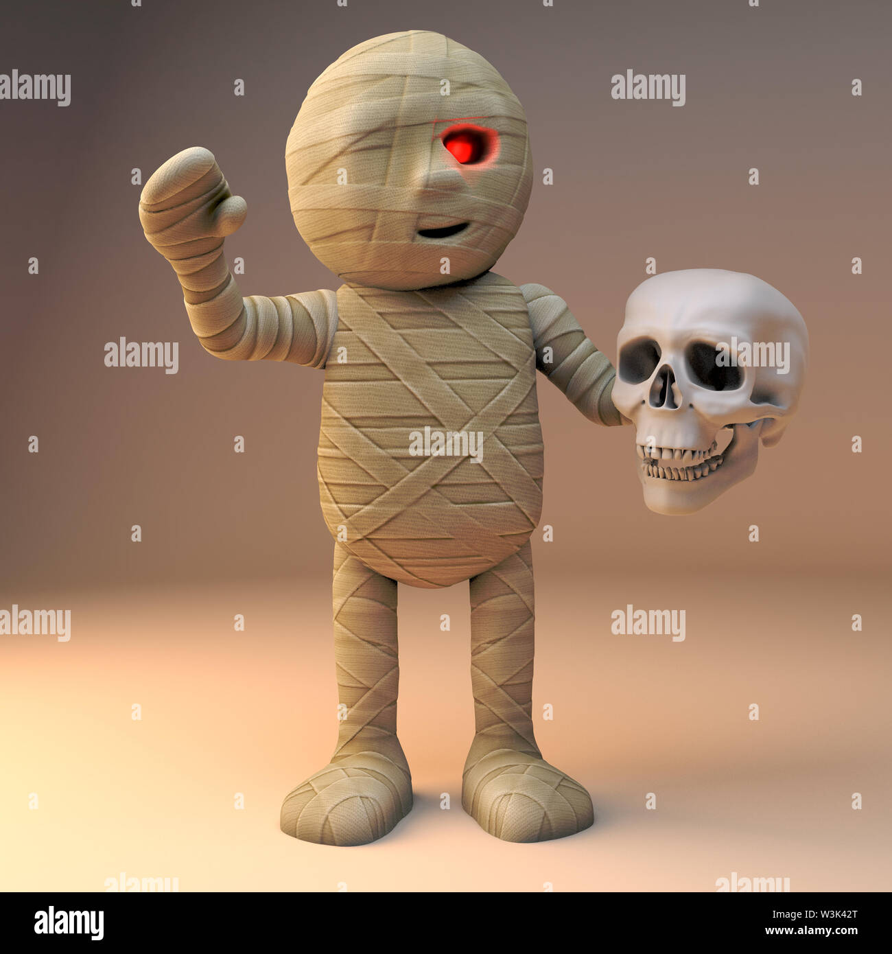 Mummified skull hi-res stock photography and images - Alamy