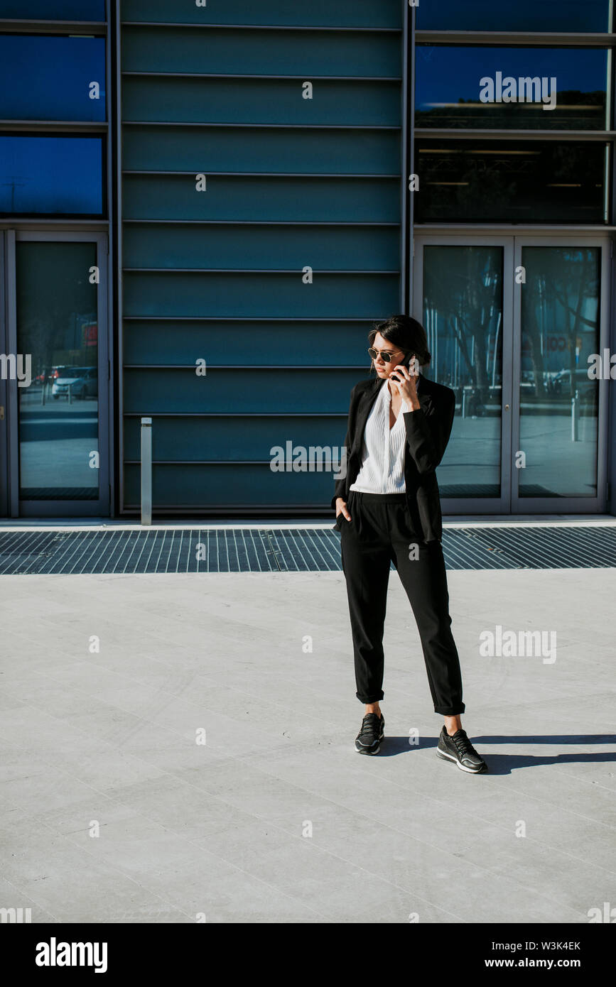 Young business woman portrait set outdoor Stock Photo - Alamy
