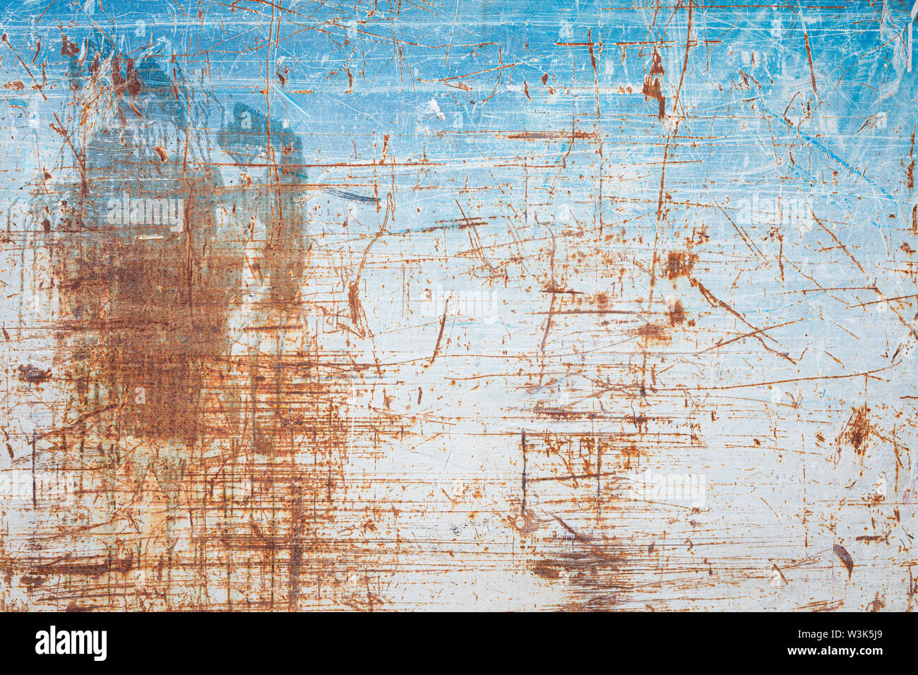 Scratched rusty metal wall texture Stock Photo - Alamy