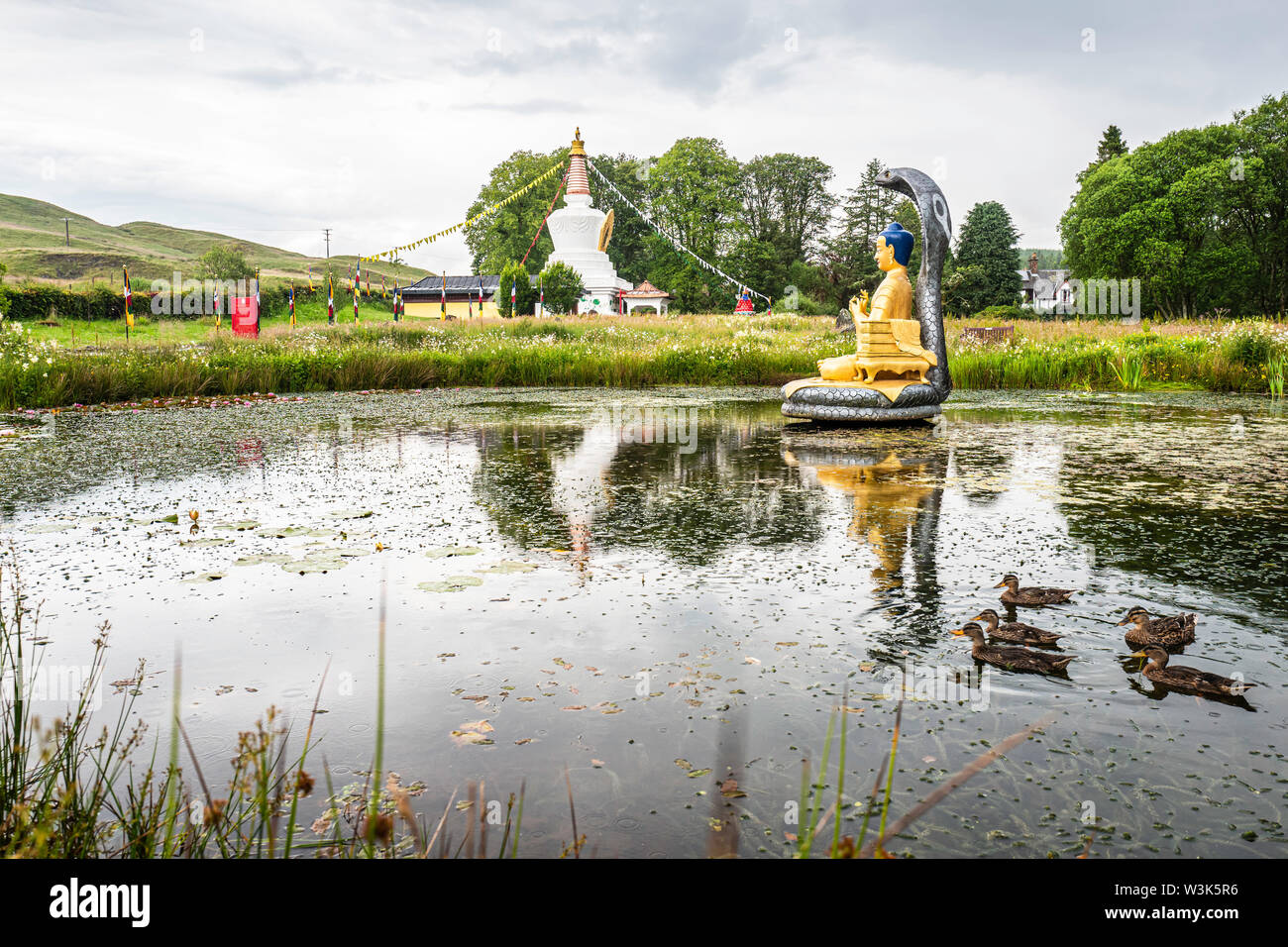 Kagyu Samye Ling Monastery Eskdalemuir High Resolution Stock ...