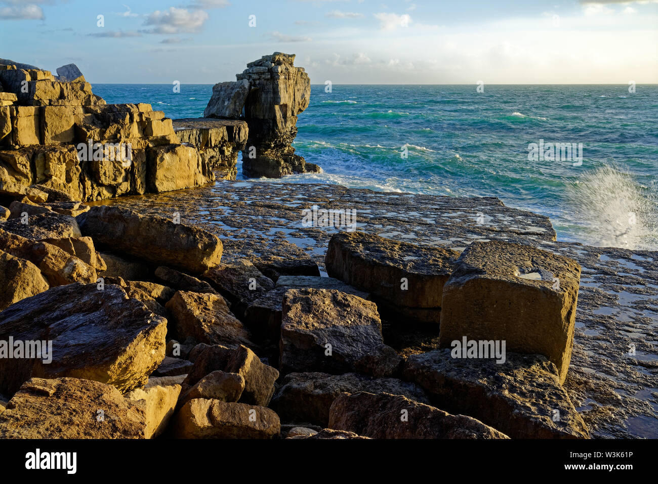 Portland bill sea rough hi-res stock photography and images - Alamy