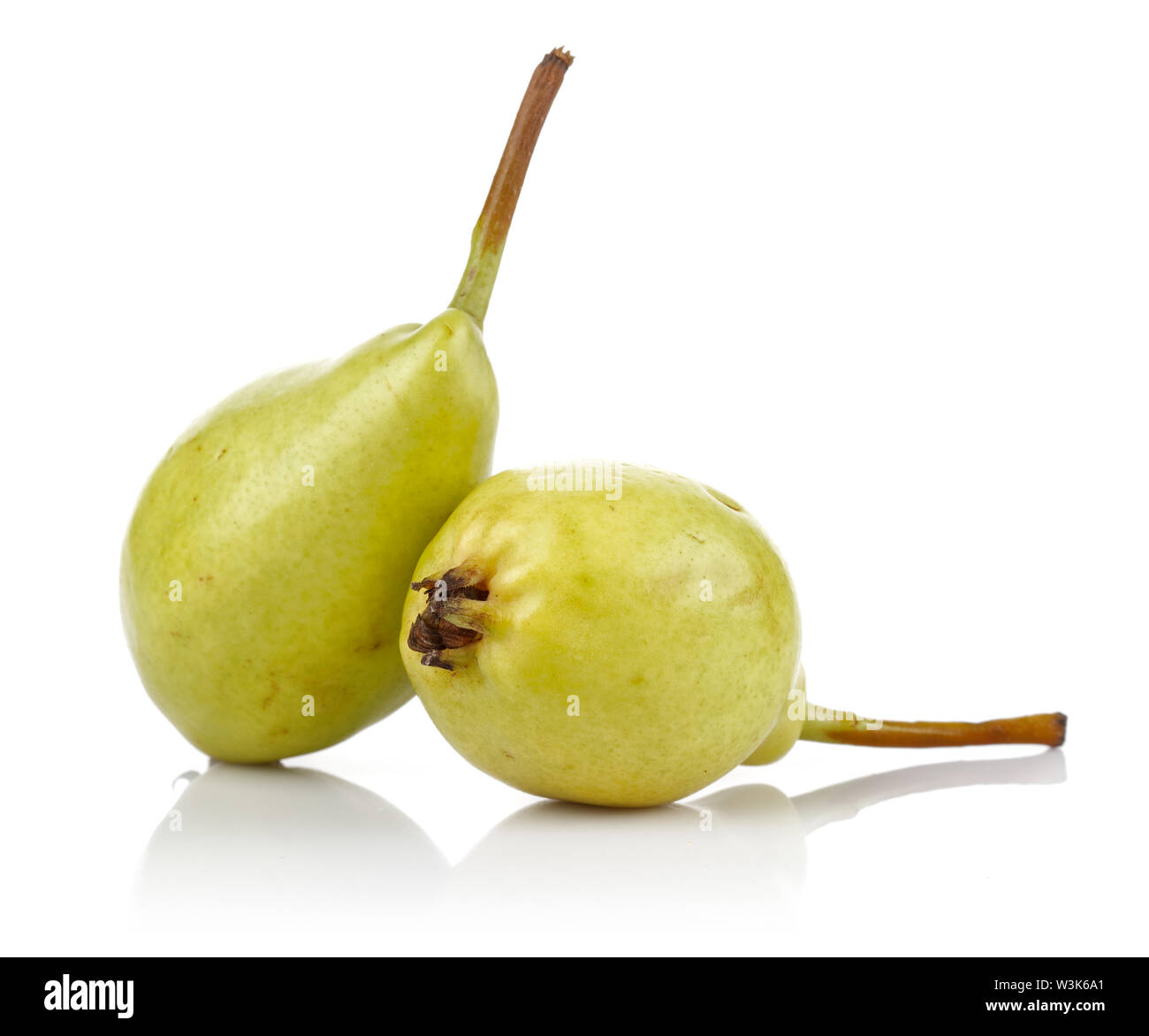 Fresh pear fruits isolated on white background Stock Photo - Alamy