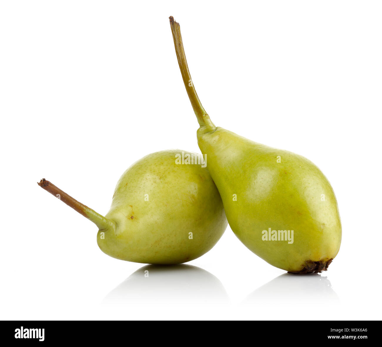 Fresh pear fruits isolated on white background Stock Photo - Alamy