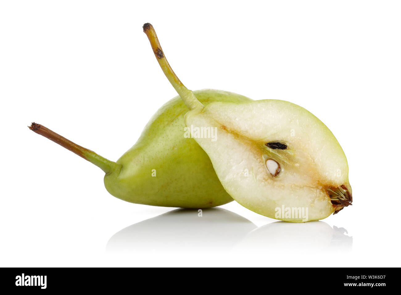 Fresh pear fruits isolated on white background Stock Photo - Alamy