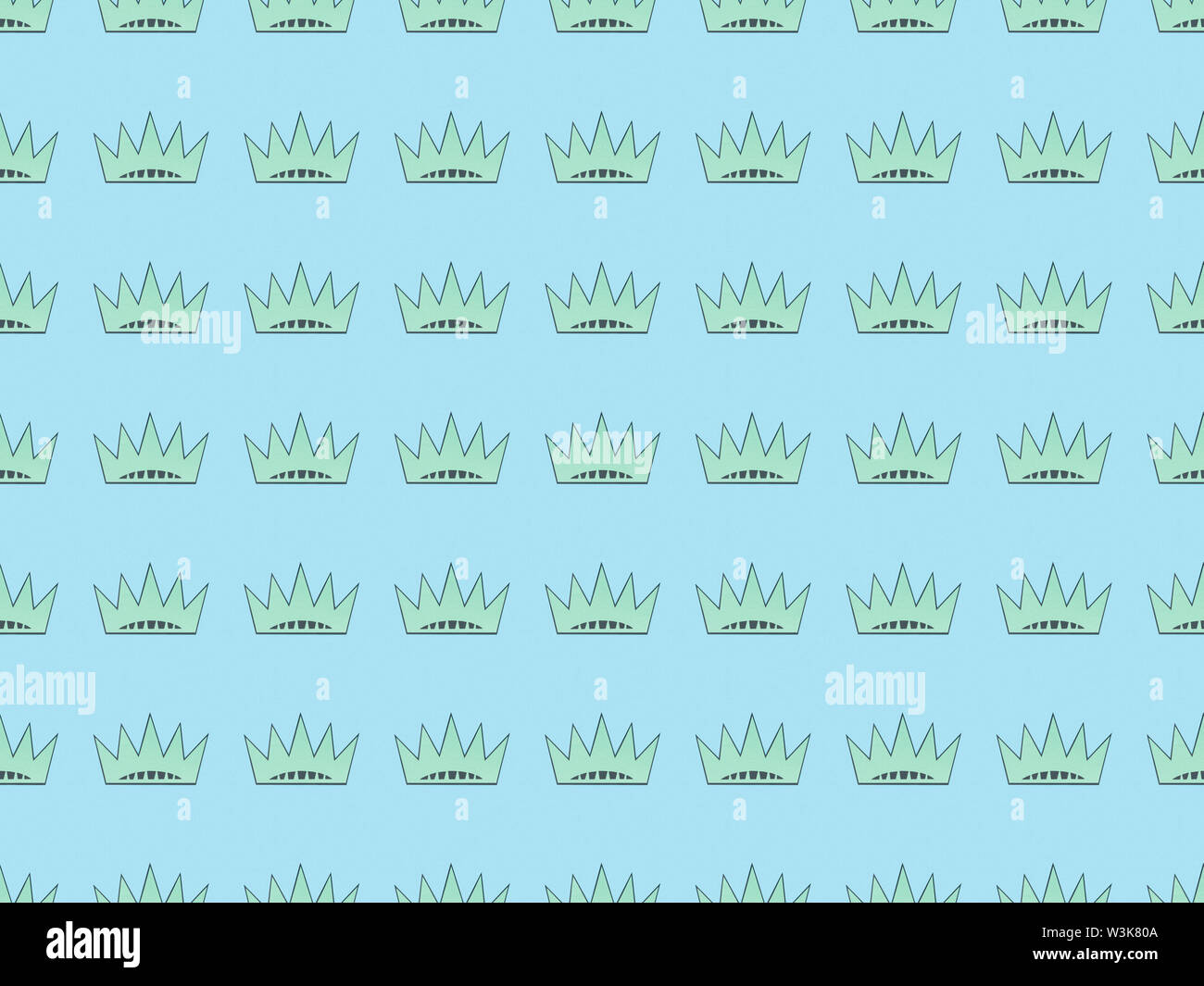 seamless background pattern with crowns on blue, Independence Day ...