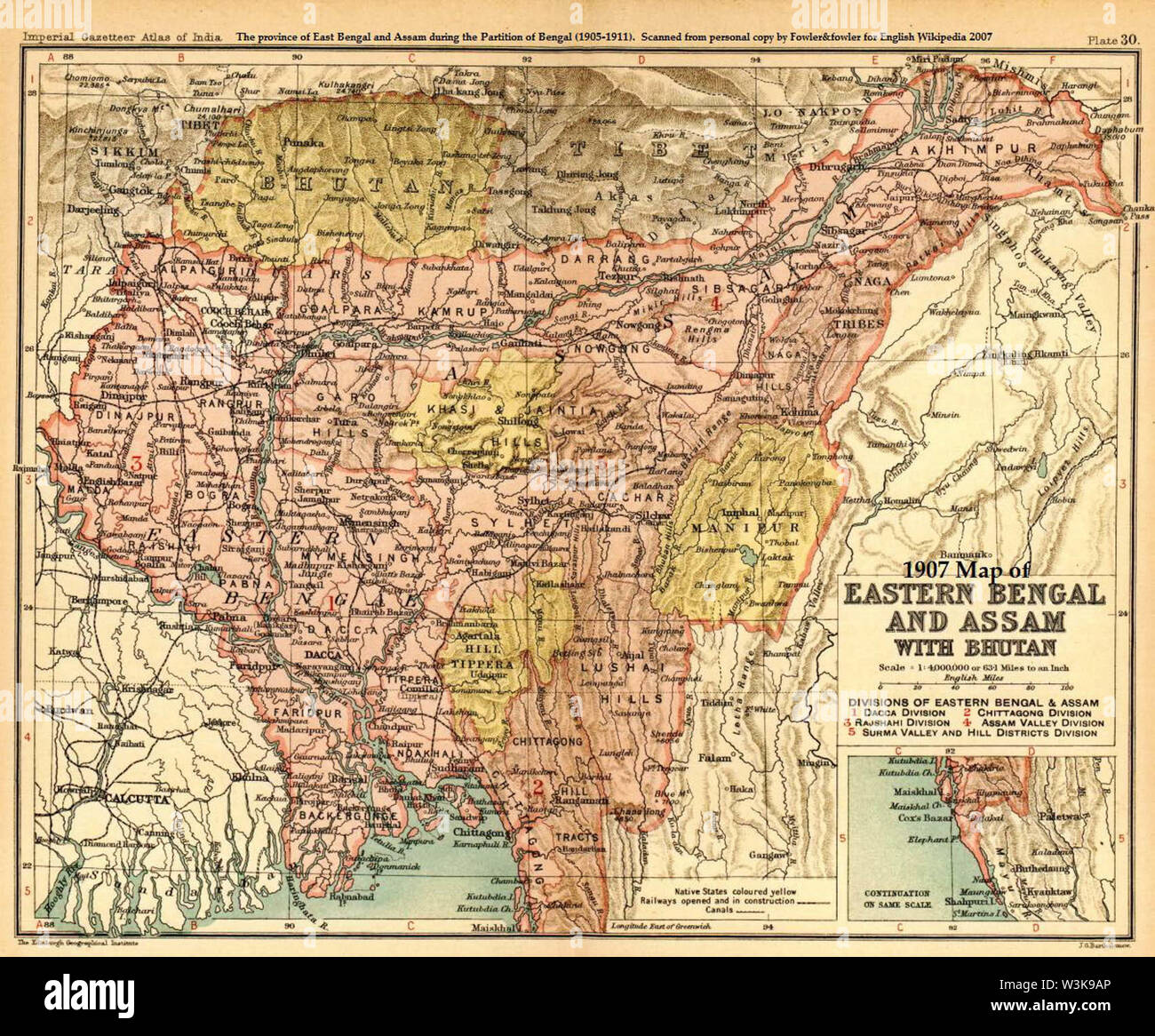 Assam map hi-res stock photography and images - Alamy