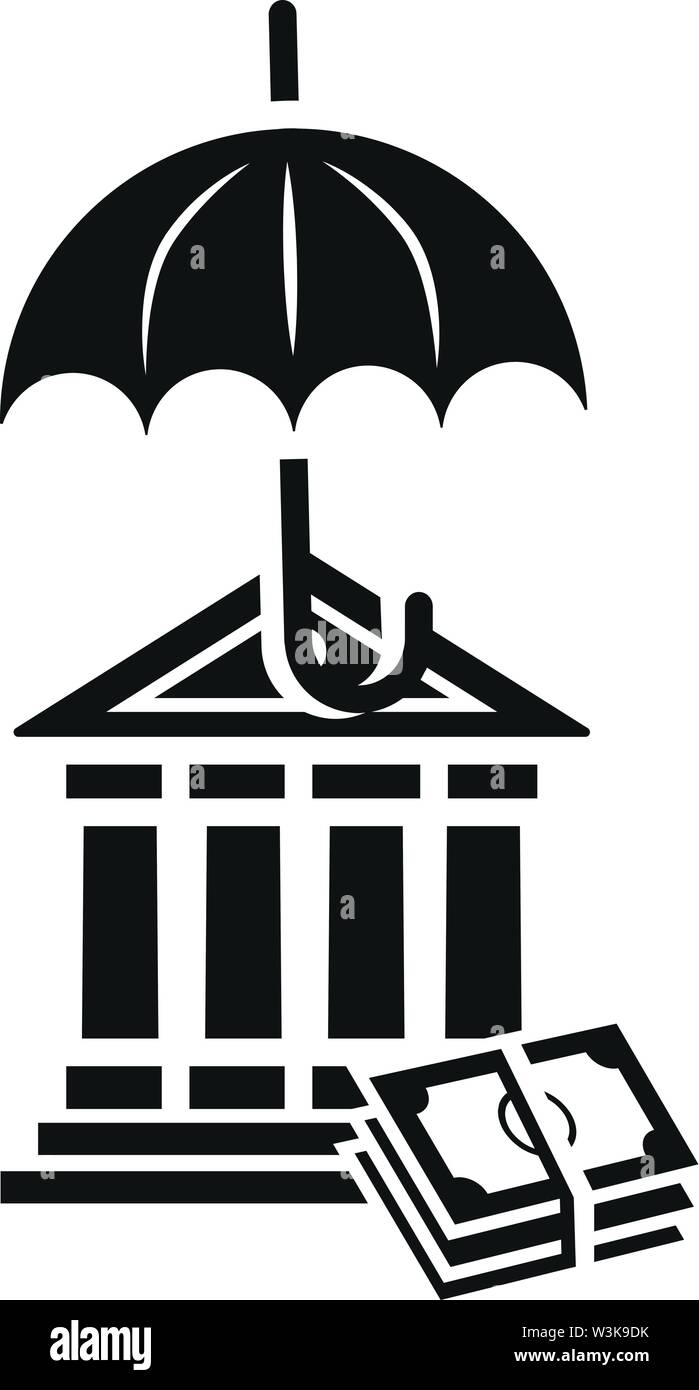 Protect money deposit icon. Simple illustration of protect money ...