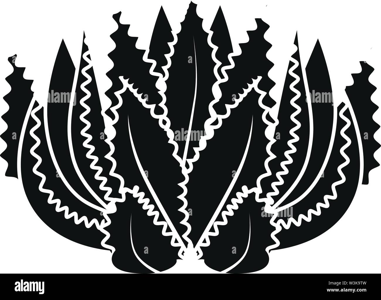 Botanical succulent icon. Simple illustration of botanical succulent ...