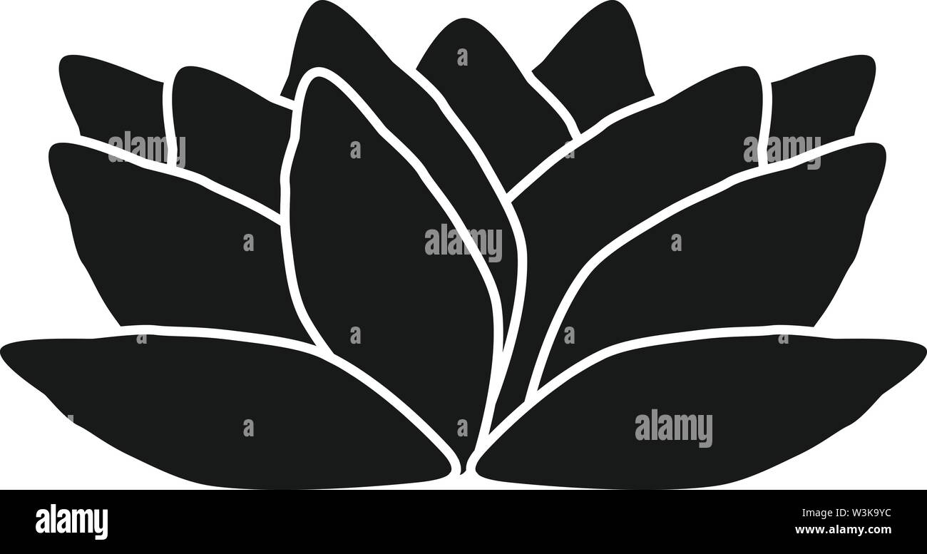 Succulent icon. Simple illustration of succulent vector icon for web ...