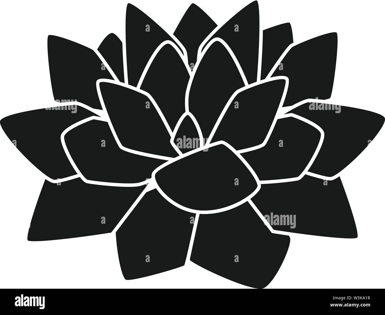 Fresh succulent icon. Simple illustration of fresh succulent vector ...