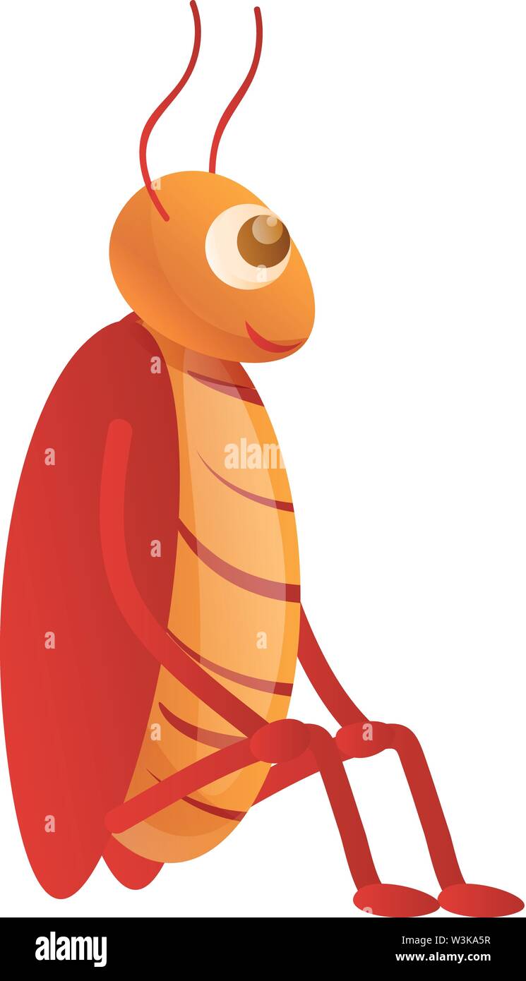 Cockroach stay icon. Cartoon of cockroach stay vector icon for web ...