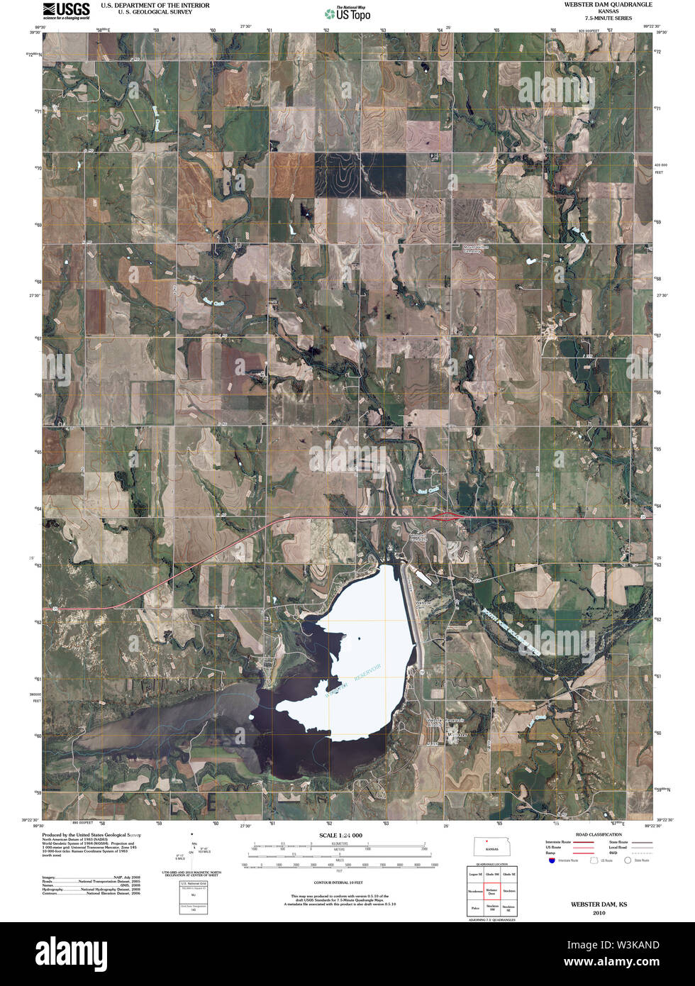 Webster map of the united states hi-res stock photography and images ...