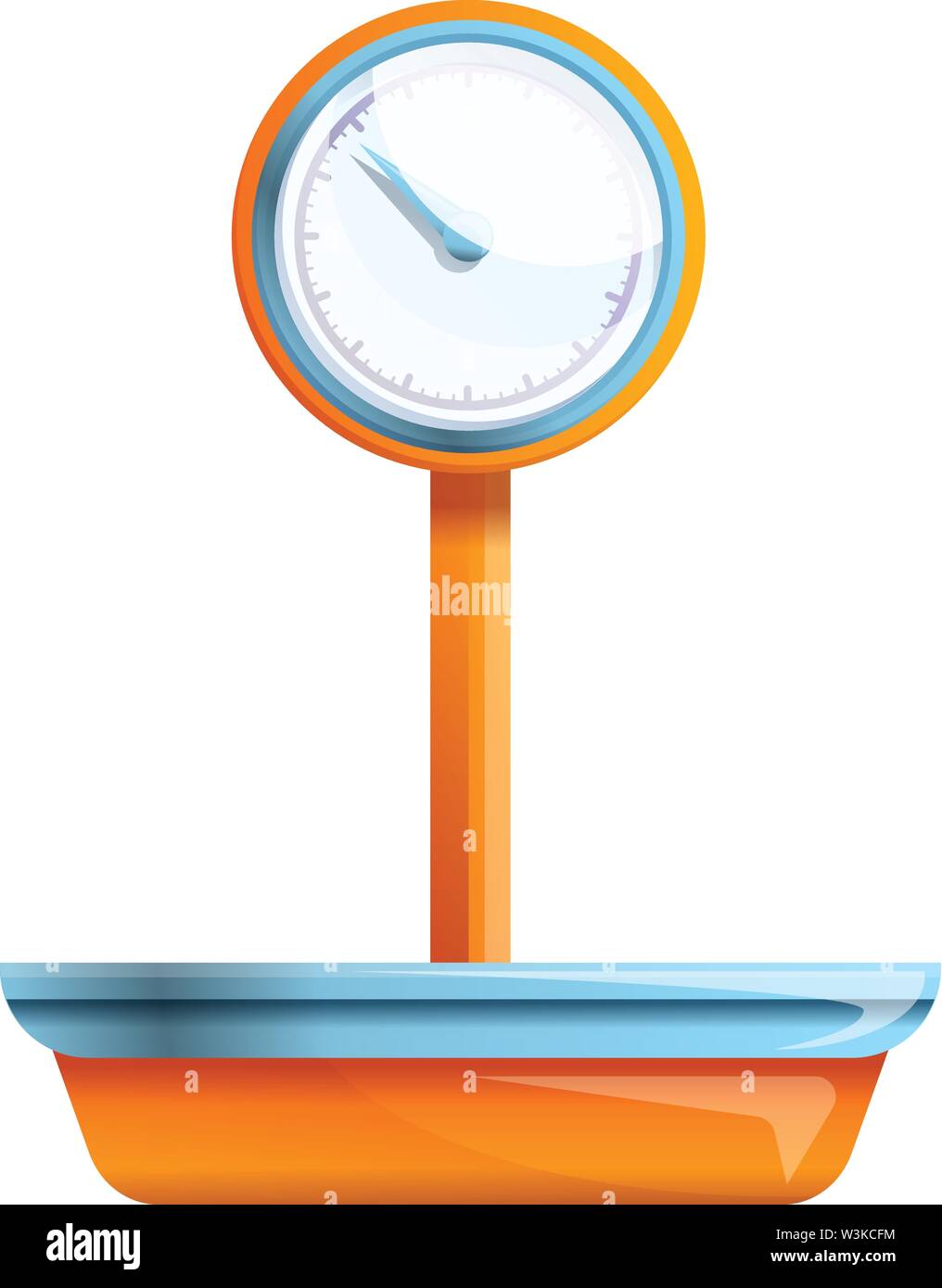 Market scales icon. Cartoon of market scales vector icon for web design ...