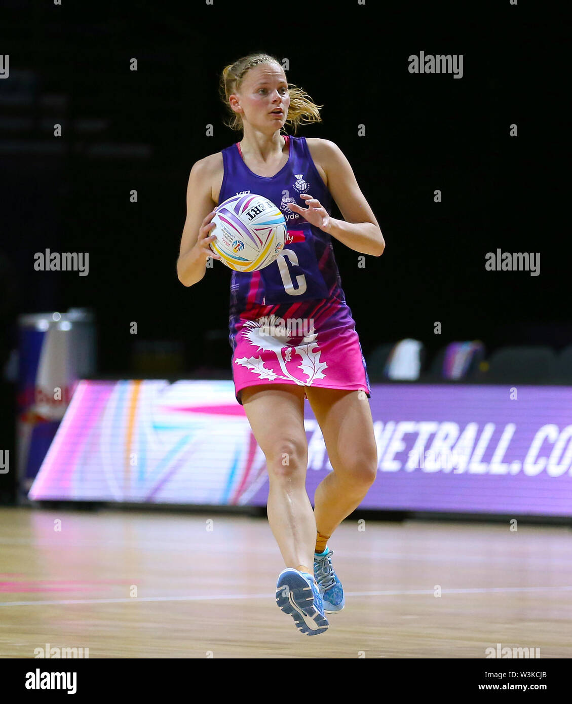Scotland's Claire Maxwell during the netball World Cup match at the M&S ...
