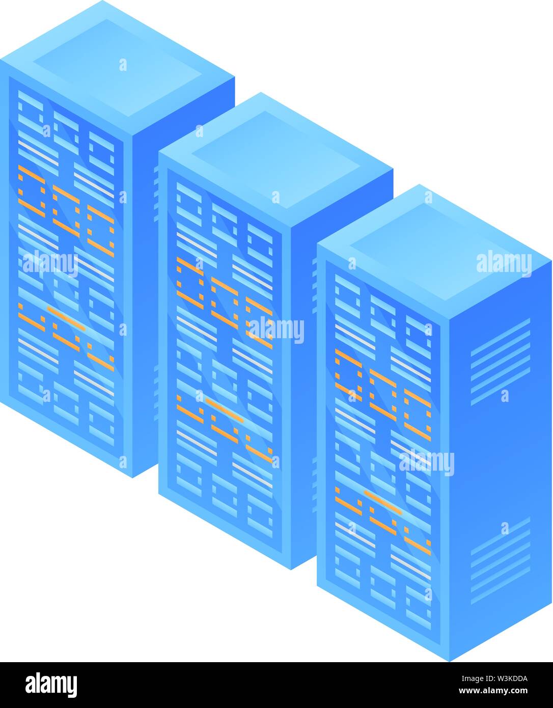 Room blue server icon, isometric style Stock Vector Image & Art - Alamy